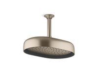 Kohler® 26293-BV Statement® Shower Head, 2.5 gpm Max Flow, Ceiling ...