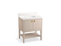 Kohler® 35025-LWG Seagrove™ by Studio McGee Vanity Cabinet with Sink ...