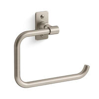 Kohler® 35928-BN Castia™ by Studio McGee Towel Ring, 6" OAH, Zinc ...