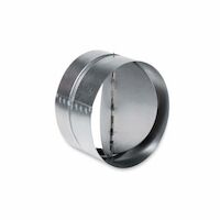 Fantech® RSK 8 Backdraft Damper, 8" Damper, Steel, Galvanized, Domestic ...