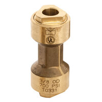 ACP10141 ACP Streamline® 1/4" ACP Push End Coupling, Brass | First Supply