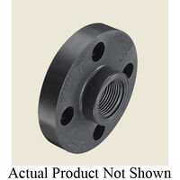 Spears® 852-060F 1-Piece Flange With Plastic Ring, 6" Nominal, PVC ...