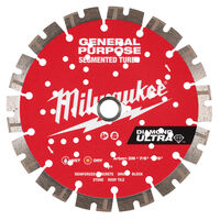 Milwaukee® Tool 49-93-7529 DIAMOND ULTRA™ Segmented Turbo General Purpose Blades, 7" Dia Blade ...