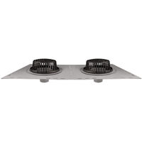 Sioux Chief 868-D524 15" Combination Roof Drain & Overflow, 4" No-Hub w ...