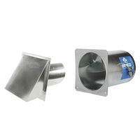 SKTL6-KIT 6" Make-Up Air Kit w/ Galvanized Intake Hood | First Supply