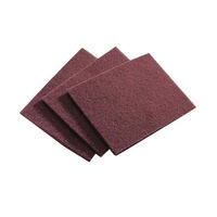 70199 Abrasive Hand Pad, 4" x 6", Nylon, Very Fine, Maroon | First Supply