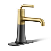 K-27415-4K-BMB Tone™ Single-Handle Bathroom Faucet, 1.0 gpm, Matte ...