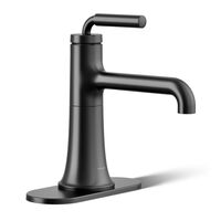 K-27415-4N-BL Tone™ Single-Handle Bathroom Faucet, 0.5 gpm, Matte Black ...