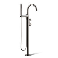 K-T77984-4-TT Components® Floor-Mount Bath filler Trim w/ Lever Handles ...