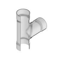 Spears® 3975-338C Reducing Wye, Fitting/Connector: Reducing Wye, 3 x 3 ...