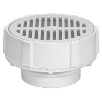 Z1970-3NH Zurn® 9" Shallow Round Sani-Flor Receptor, 3" No-hub, Floor ...