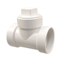 K159250 4814 DWV Test Tee With Plug, 4 in, HubxHubxCleanout, SCH 40/STD ...