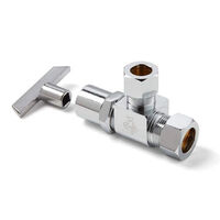 McGuire™ LFHST10LK 1/2" Heavy Pattern Angle Supply Stop, Compression ...