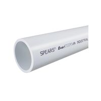 Spears® PD-800-040 4" Pipe, SCH 80/XH, Plain, PVC, 20' L | First Supply