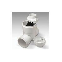 Clean Check® 97026 Extendable Backwater Valve Kit, 6 in, PVC Body ...