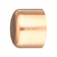 117 Tube Cap, 1/2", CxC, Wrot Copper, 3/4" OD | First Supply
